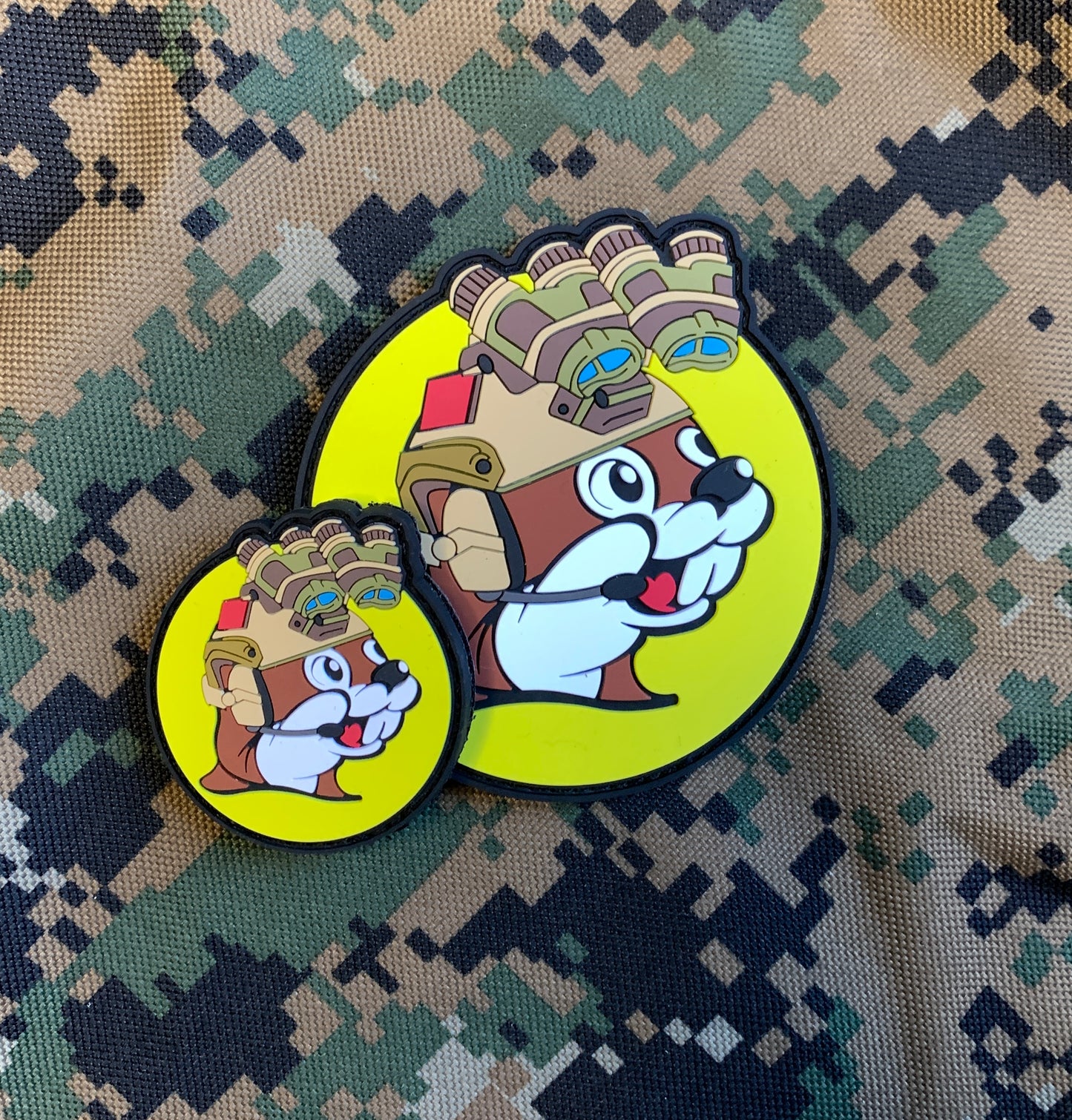 Night Vision Beaver Velcro Patch – FIXBAYONETS