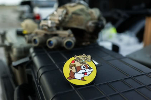 Night Vision Beaver Velcro Patch – FIXBAYONETS