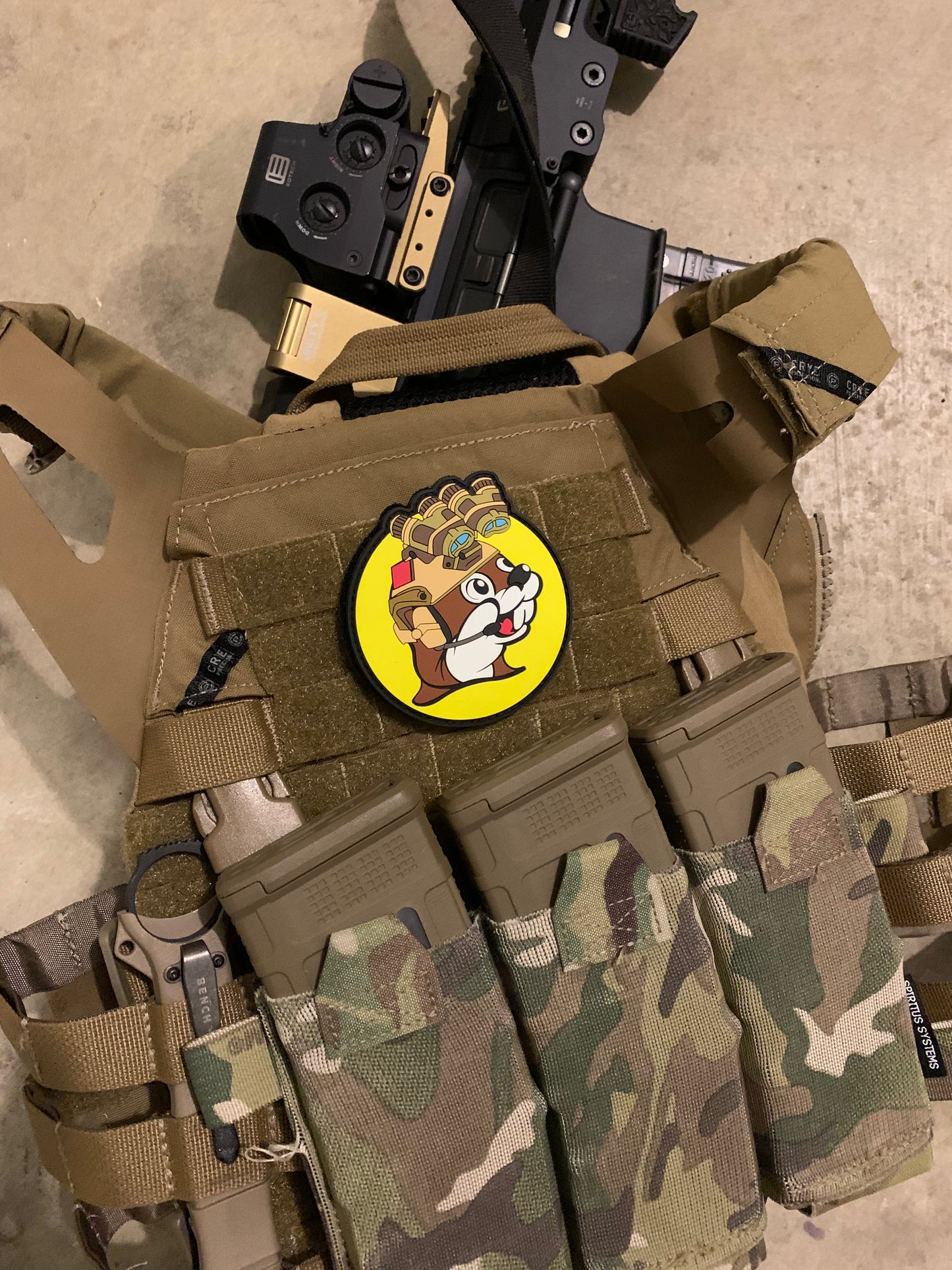 Tactical Beaver Velcro Patch – FIXBAYONETS