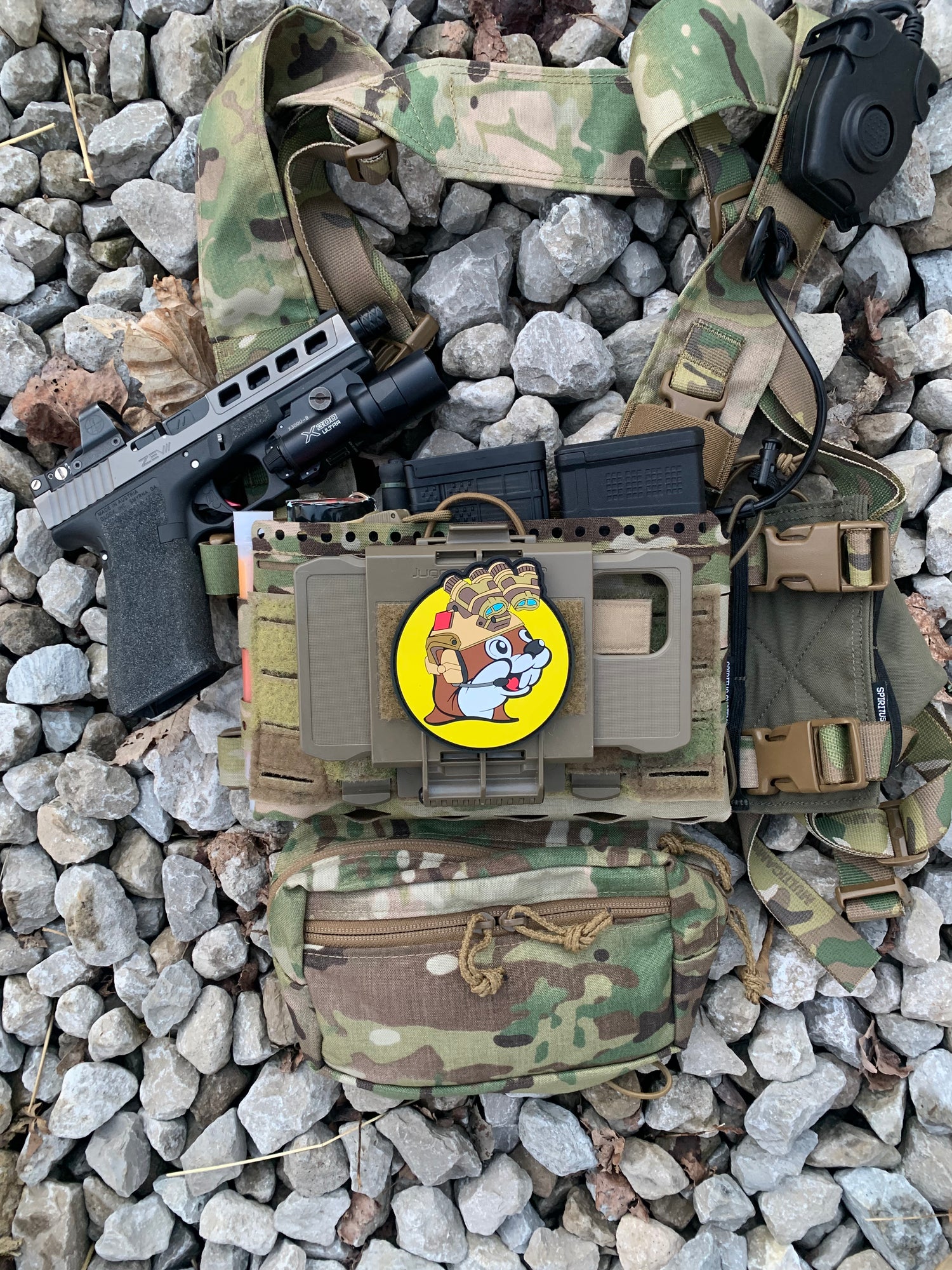 Night Vision Beaver Velcro Patch – FIXBAYONETS